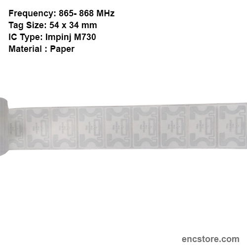 5434 - UHF RFID Paper/Polyester Asset Tags & Labels