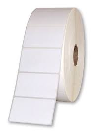 White Polyester Labels, Machine Die-Cut, 50Mmx25mmx1up